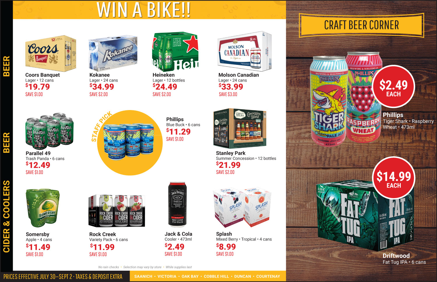 Get Awesome Deals on Cold Beer & Wine in the Liquor Plus Flyer