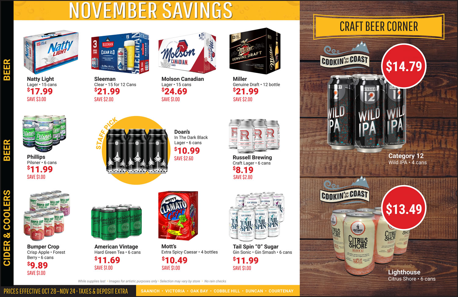 Get Awesome Deals on Cold Beer & Wine in the Liquor Plus Flyer