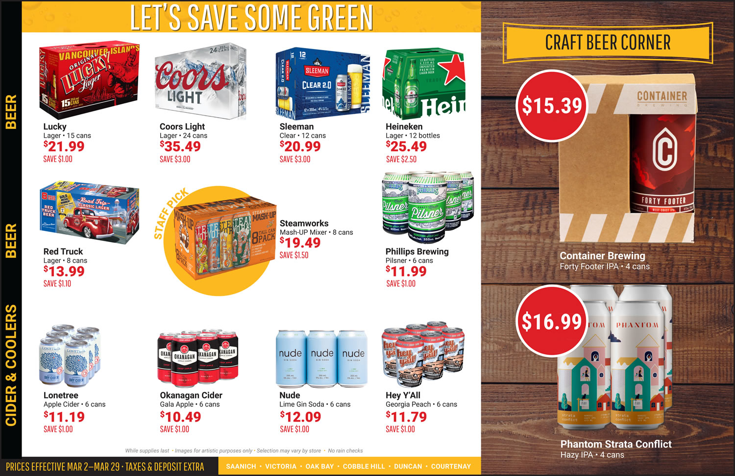 Get Awesome Deals on Cold Beer & Wine in the Liquor Plus Flyer