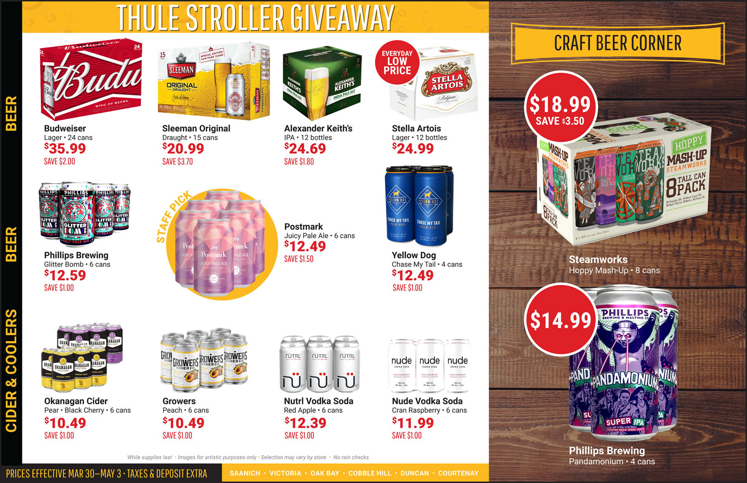 Get Awesome Deals on Cold Beer & Wine in the Liquor Plus Flyer