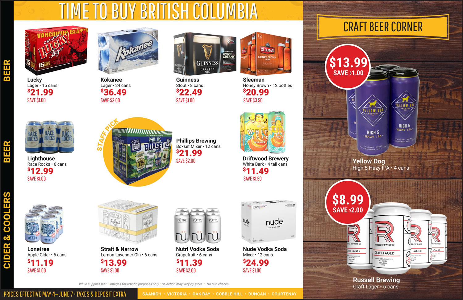 Get Awesome Deals on Cold Beer & Wine in the Liquor Plus Flyer