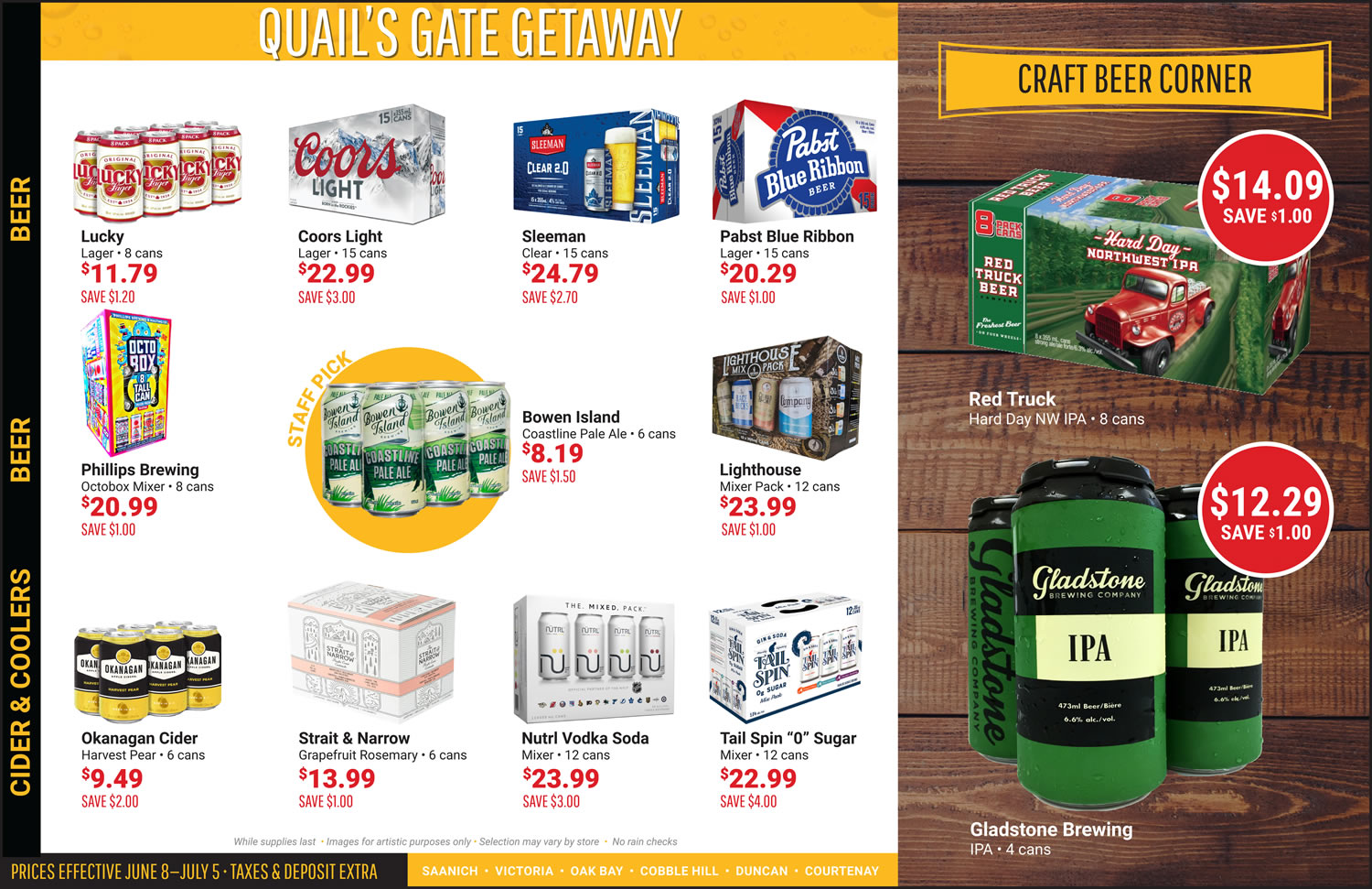 Get Awesome Deals on Cold Beer & Wine in the Liquor Plus Flyer