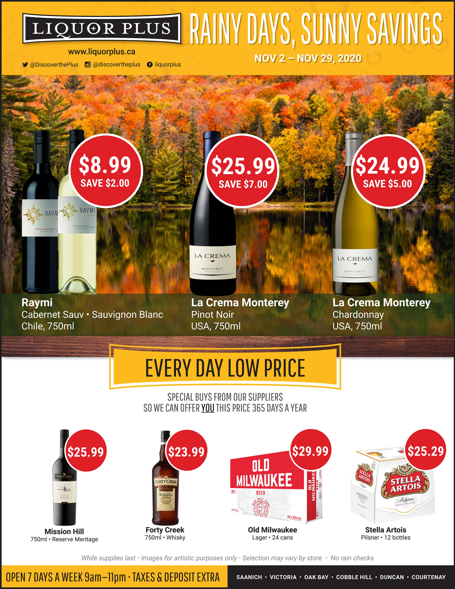 Get Awesome Deals on Cold Beer & Wine in the Liquor Plus Flyer