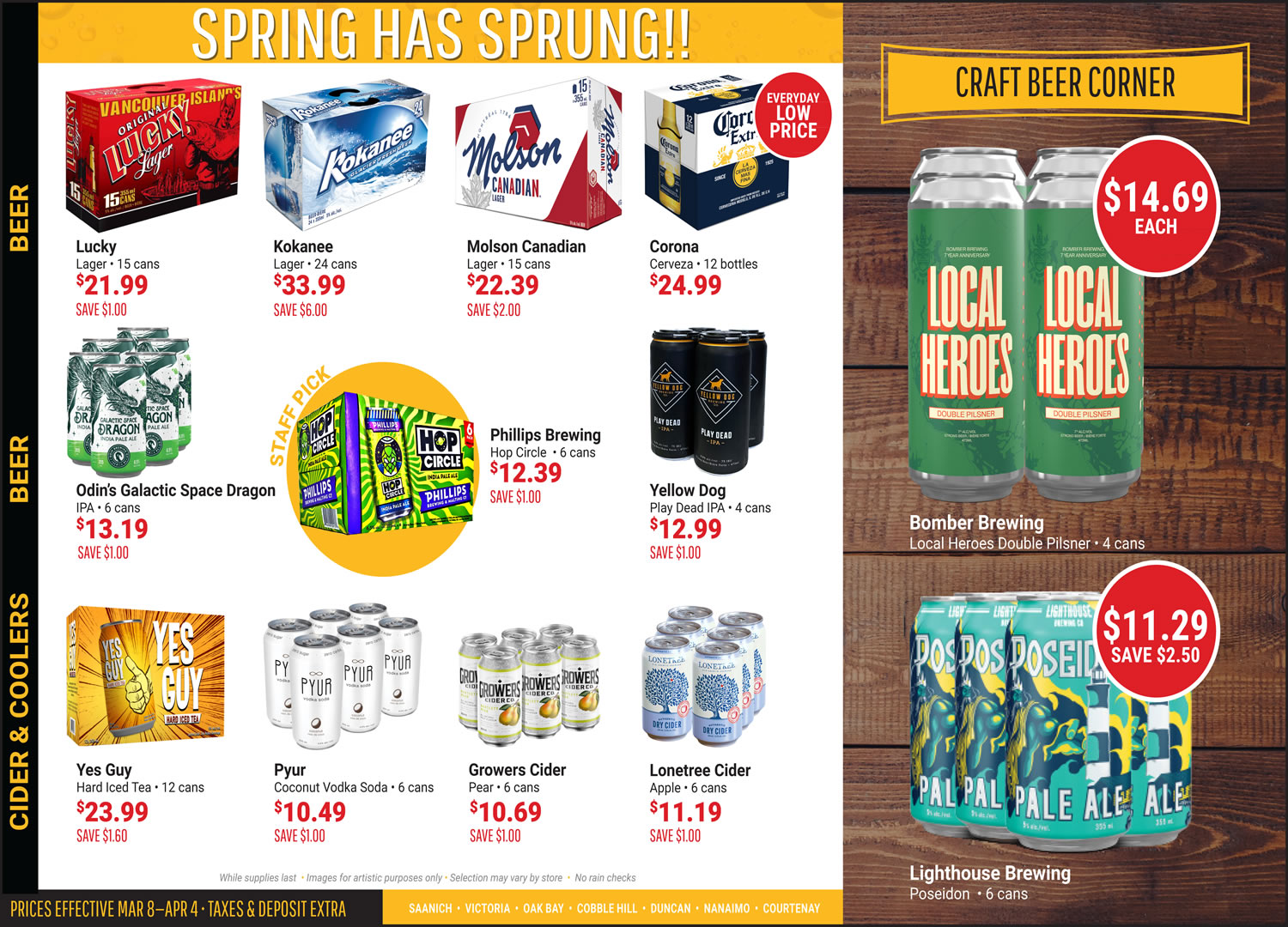 Get Awesome Deals on Cold Beer & Wine in the Liquor Plus Flyer