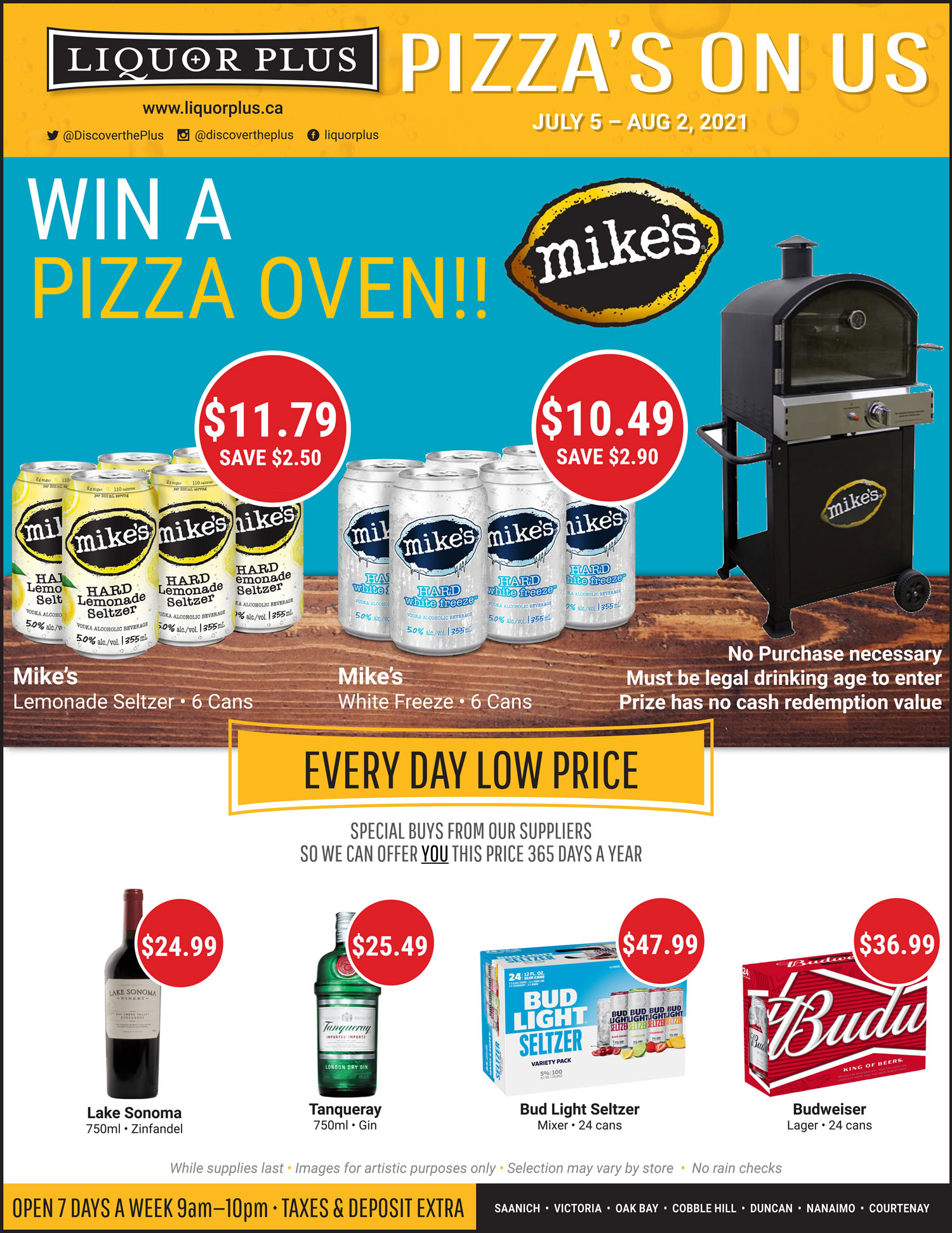 Get Awesome Deals on Cold Beer & Wine in the Liquor Plus Flyer