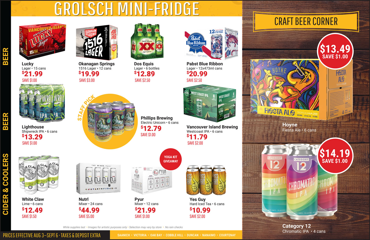 Get Awesome Deals on Cold Beer & Wine in the Liquor Plus Flyer