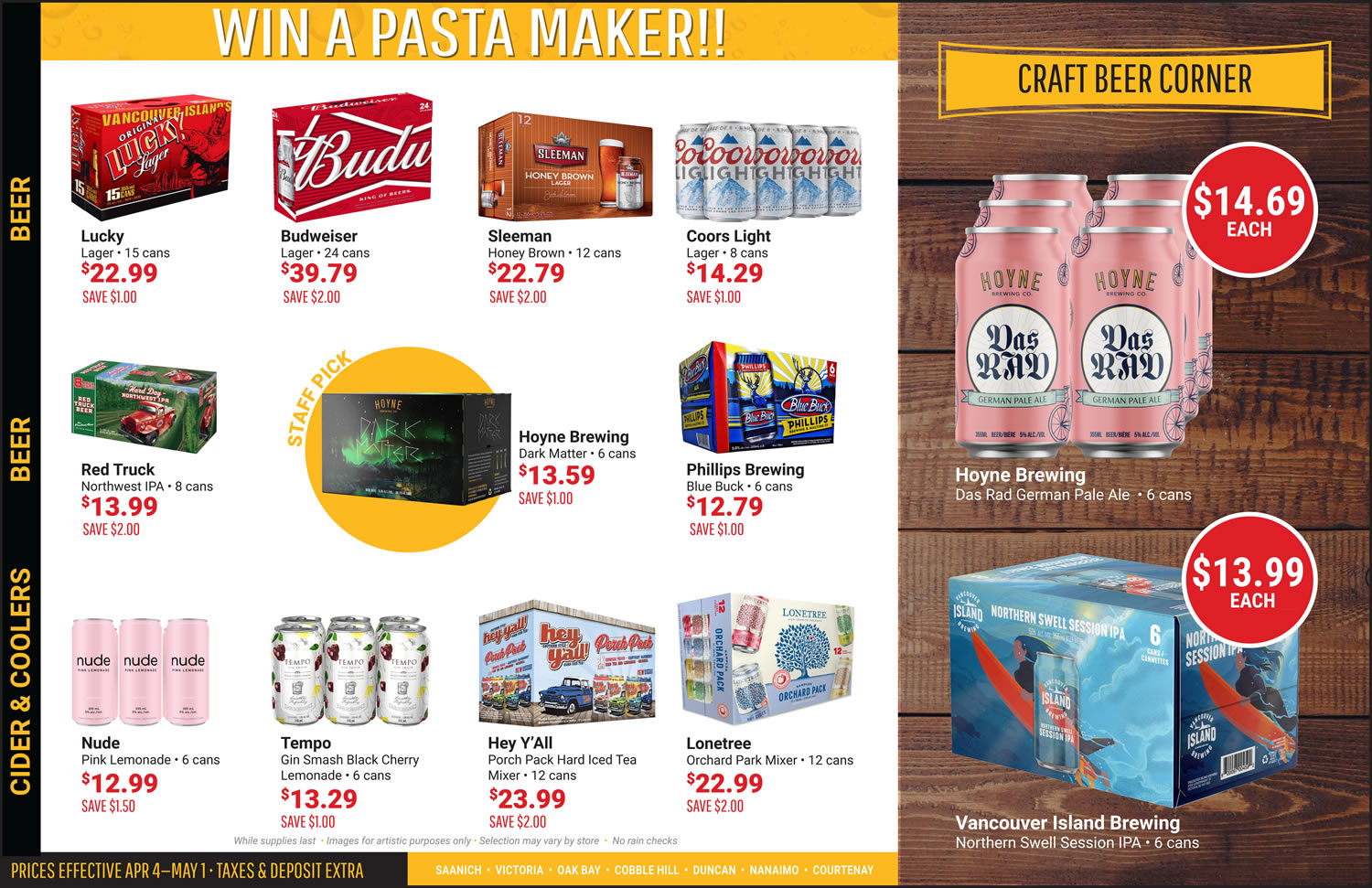 Get Awesome Deals on Cold Beer & Wine in the Liquor Plus Flyer