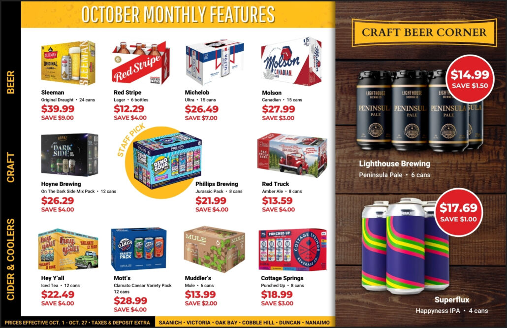 Get Awesome Deals on Cold Beer & Wine in the Liquor Plus Flyer