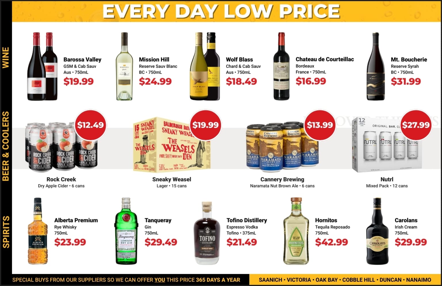 Get Awesome Deals on Cold Beer & Wine in the Liquor Plus Flyer