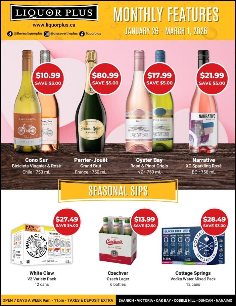 Liquor Store Flyer - Drink Specials on Beer, Wine, & Spirits
